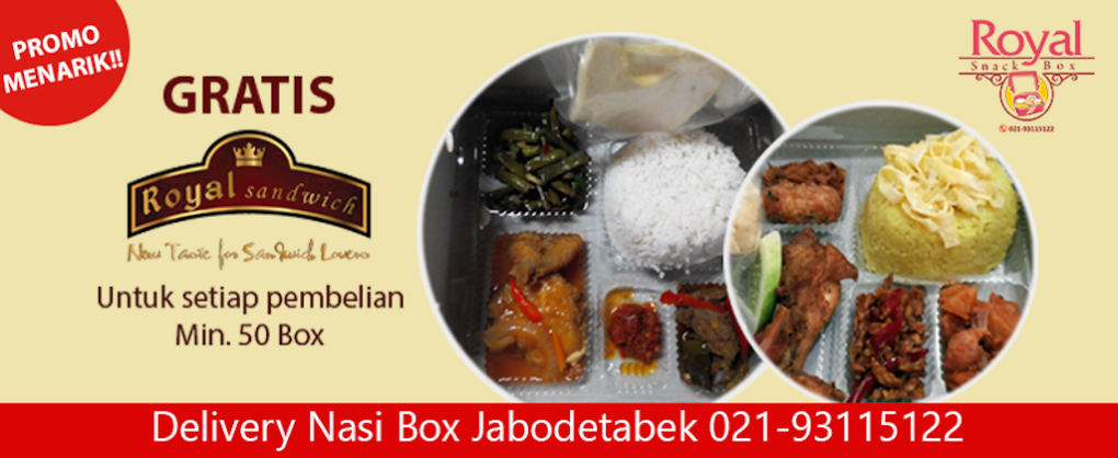 Varian Menu Nasi Kotak Buka Puasa Ala Sunda - Royal Snack Box