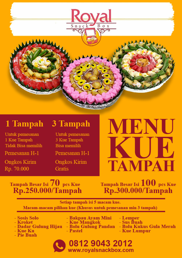 Tempat Terbaik Untuk Pesan Kue Tampah Tradisional | Royal Snack Box