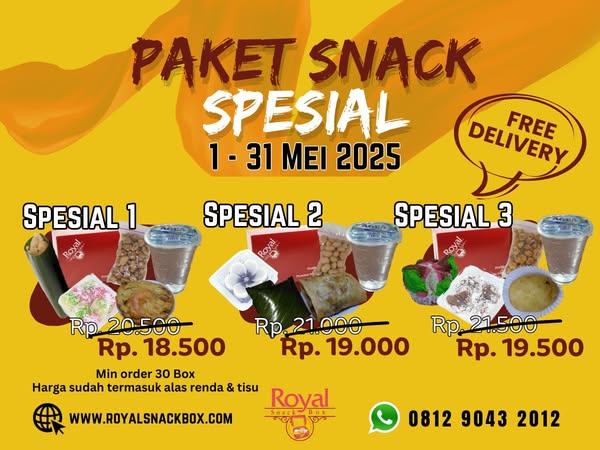 Promo Royal Catering - Royal Snack Box