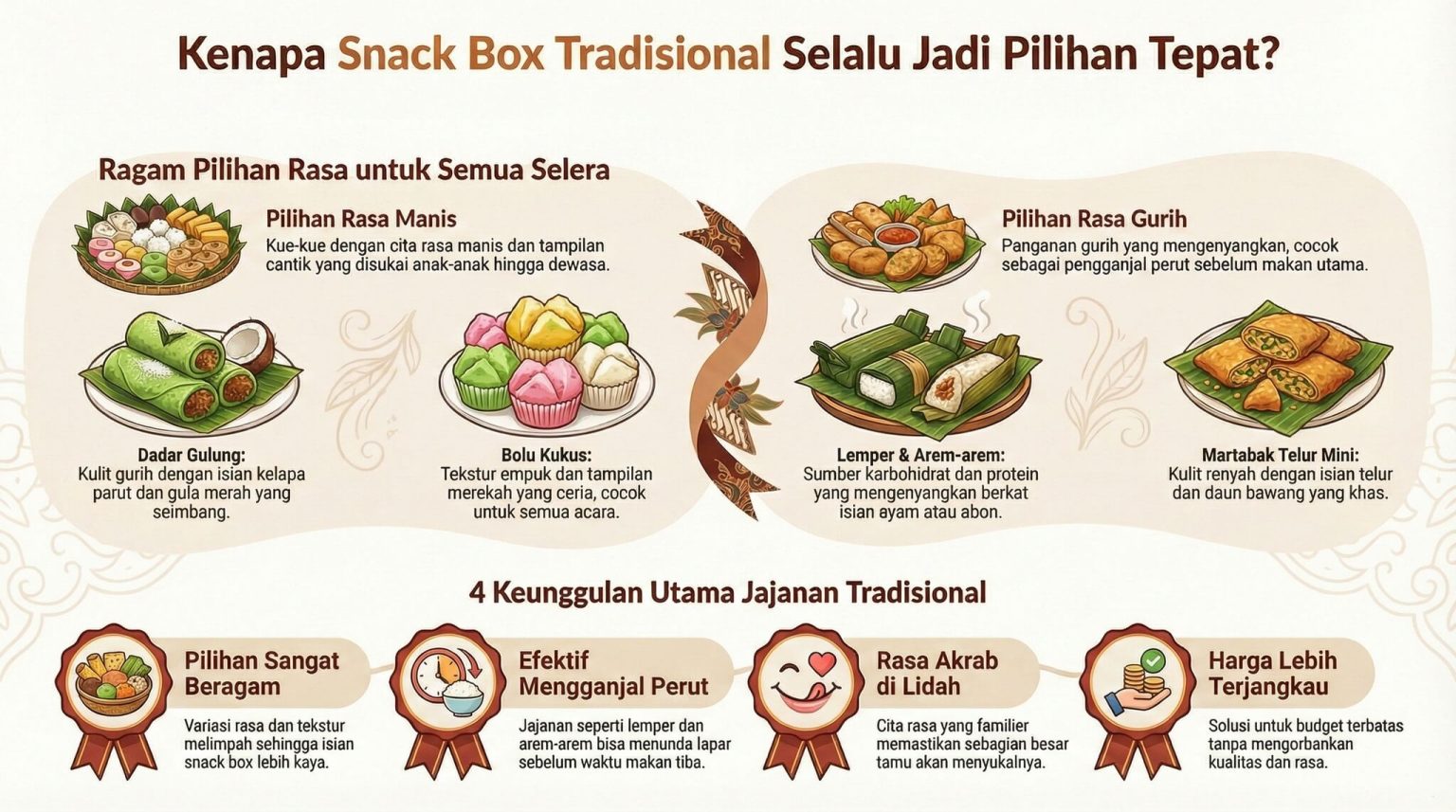 Snack Box Tradisional Favorit Sepanjang Masa - Royal Snack Box