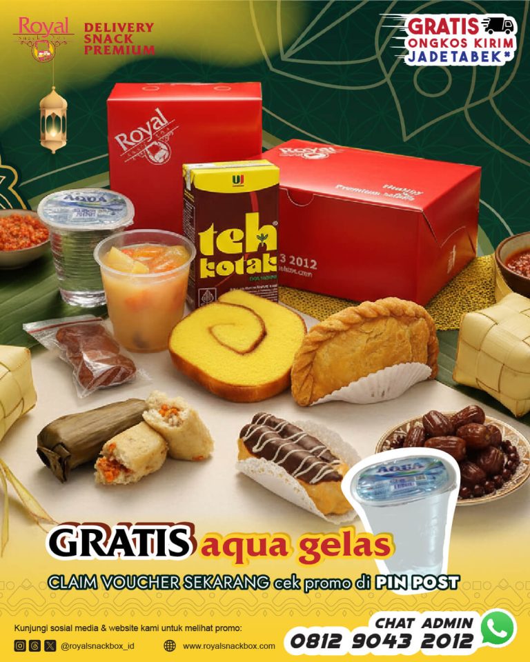 Snack Box Berisi Roti dan Minuman - Royal Snack Box